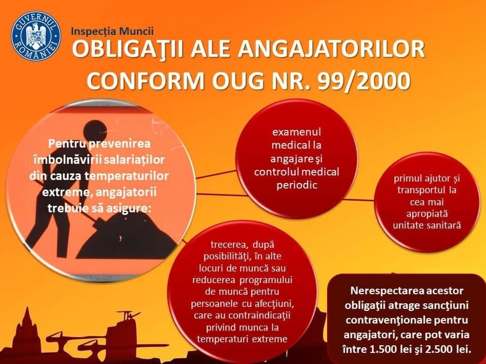 ITM Sibiu: Angajatorii, obligați să aplice măsuri, în perioadele cu ...