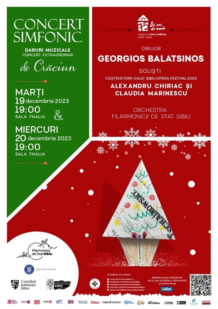 Concerte speciale de Crăciun la Filarmonica de Stat Sibiu - Sibiu ...