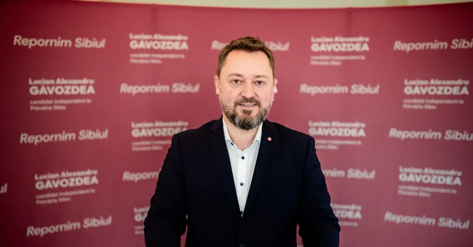 Candidatul independent la Primăria Sibiu, Lucian Alexandru Găvozdea are ...