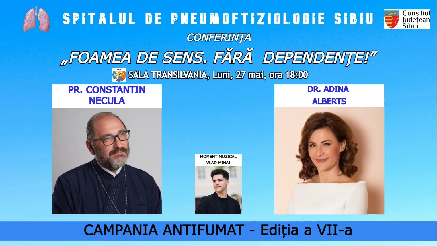 Invitații disponibile pentru conferința „Foamea de sens. Fără ...