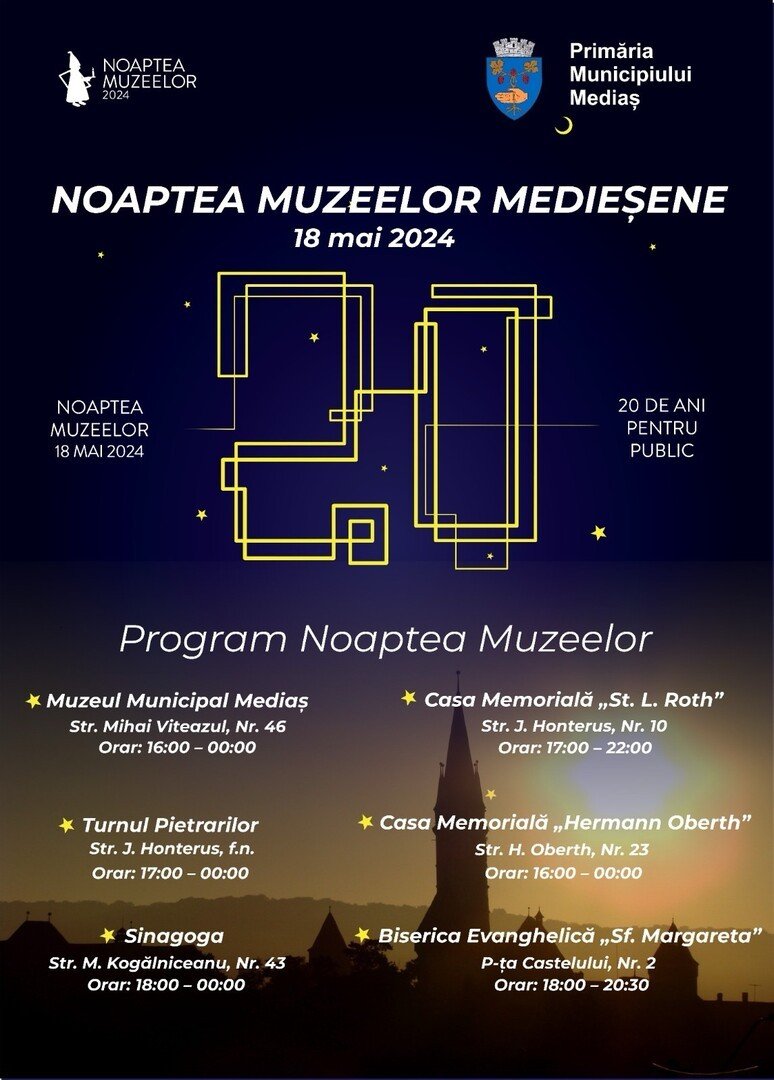 Noaptea Muzeelor Medieșene - program de vizitare - Sibiu Independent
